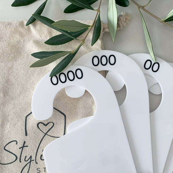 Wardrobe Divider 5 Set (with labels) – Stylish Storage